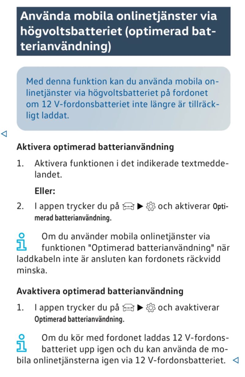 Ladda 12V Batteri - Volkswagen ID4 Sverige